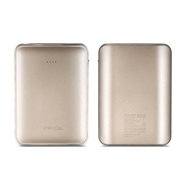 Proda MINK 5000mAh arany power bank - B4B webaruház